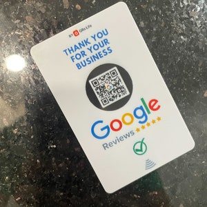 Google Review Card, Business Review Card for Google, Google Tap to ...