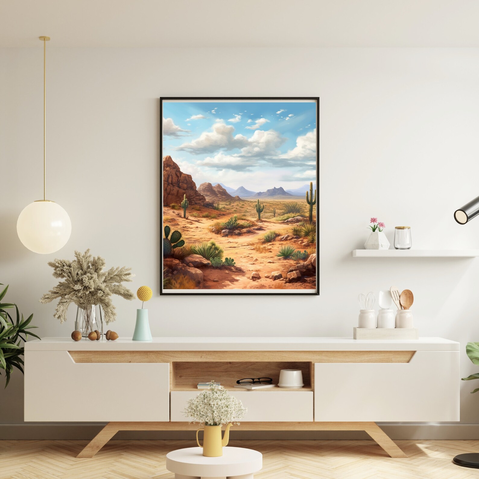 Desert Wall Art Print country Western Desert Arizona - Etsy