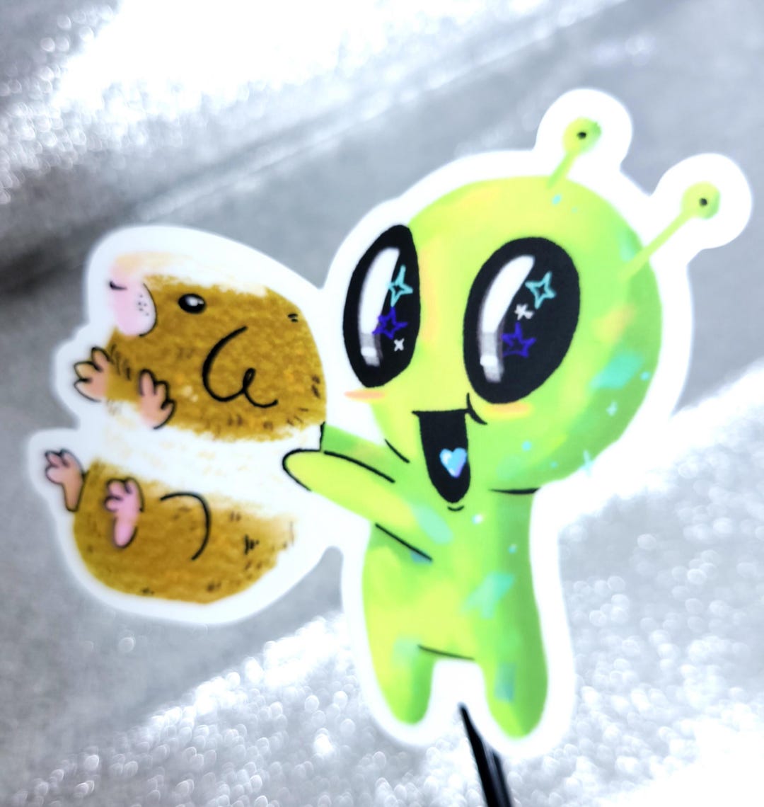 Cute Alien Sticker! - Etsy
