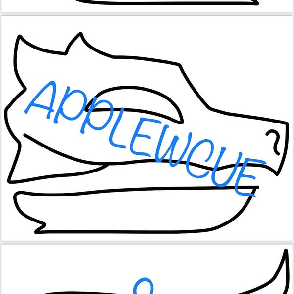 Dragon Hand Paper Puppet Template - Etsy