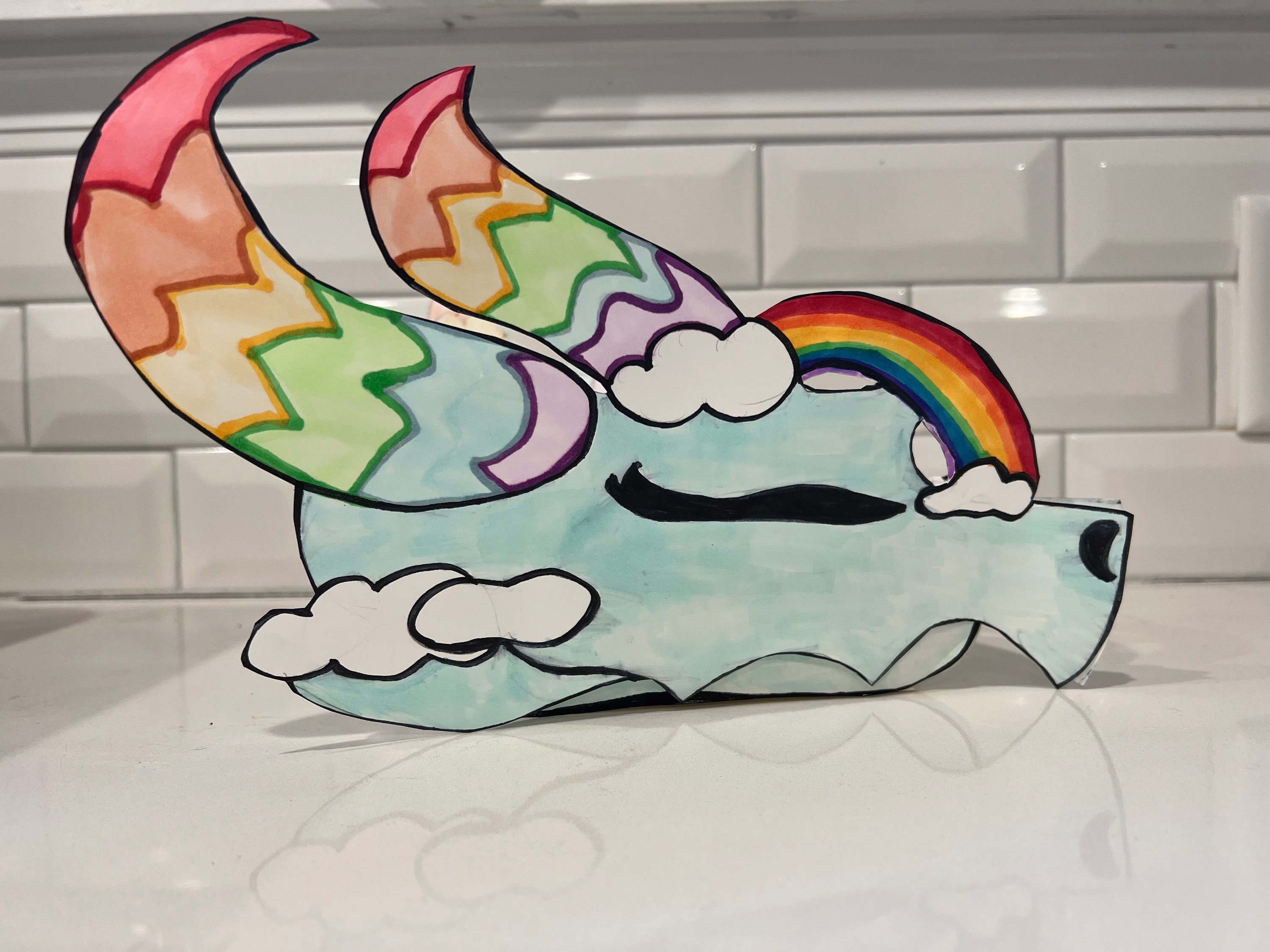 Custom Paper Dragon Puppet - Etsy Australia