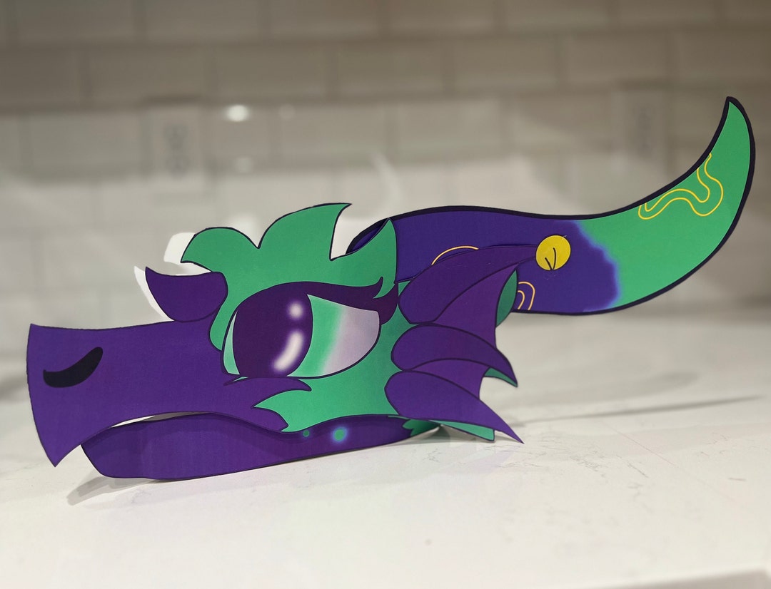 Paper Dragon Puppet Commissions - Etsy