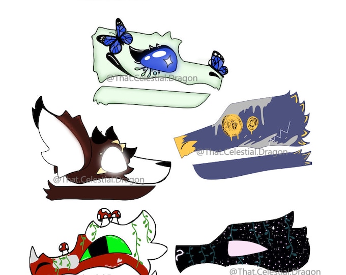 Digital Printable Paper Dragon Puppet DIY - Etsy Canada