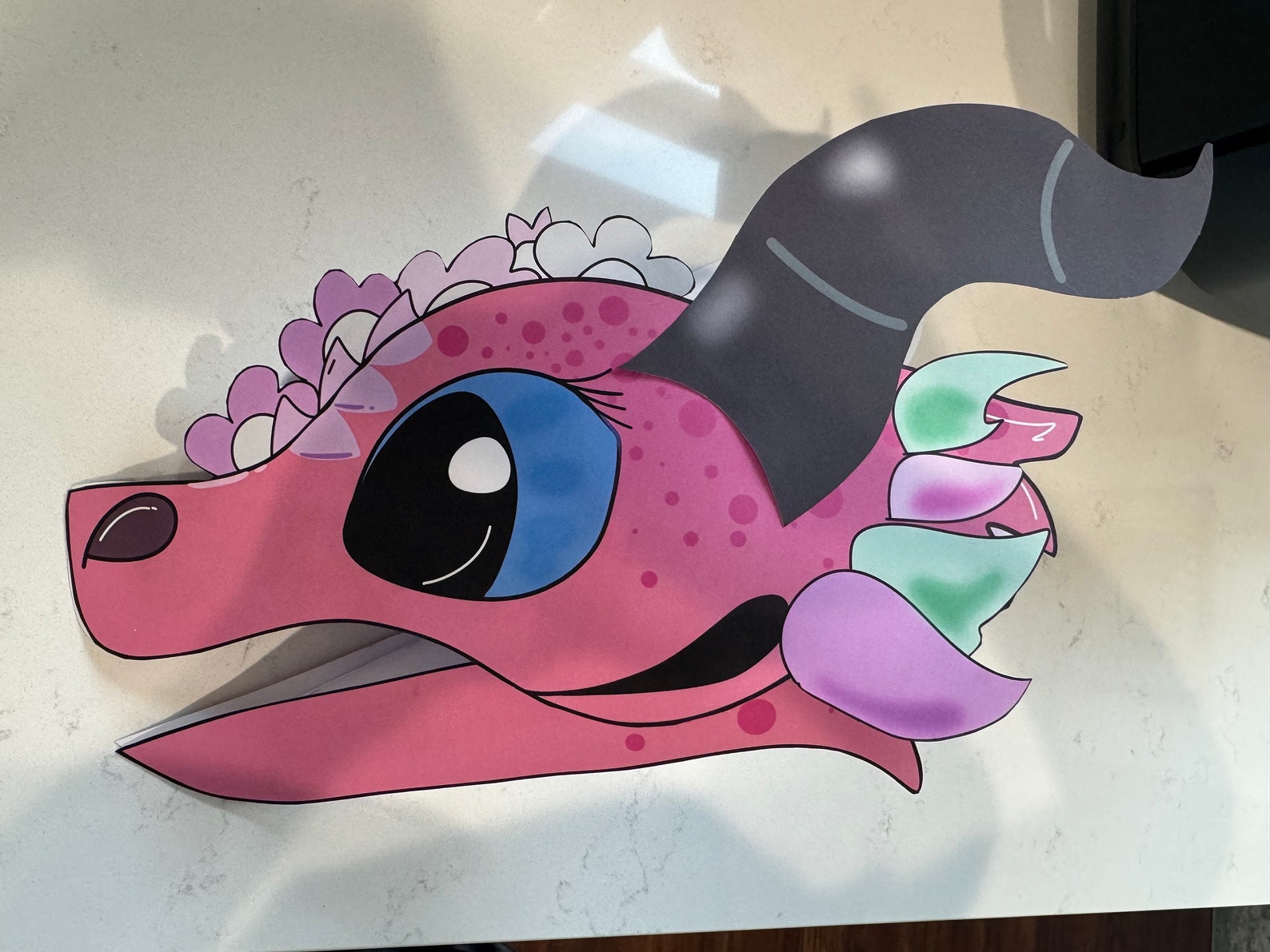 Custom Paper Dragon Puppet - Etsy