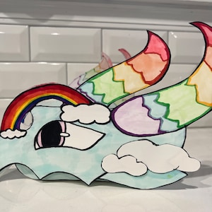 Custom Paper Dragon Puppet - Etsy