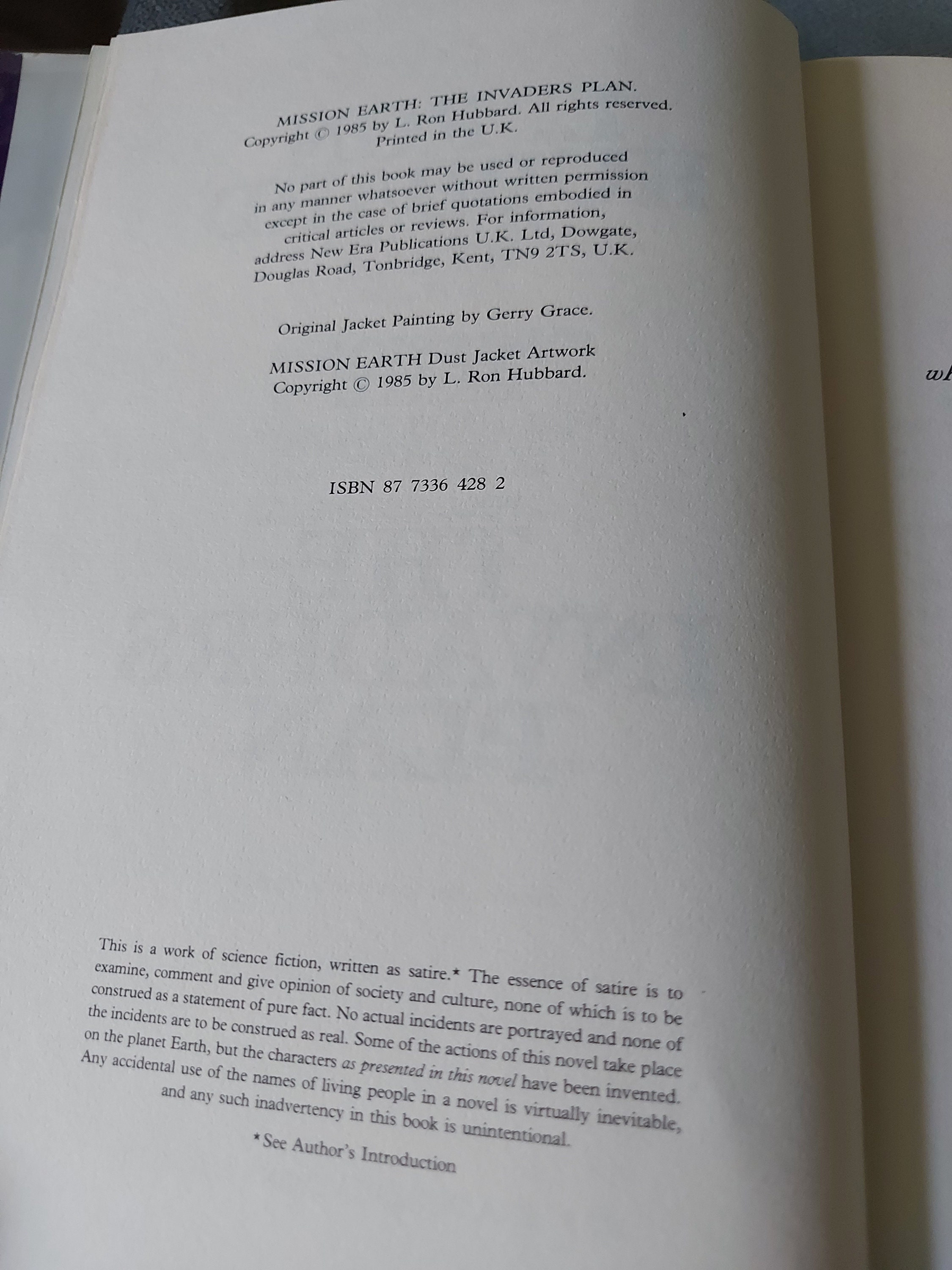 The Invaders Plan by L. Ron Hubbard. First Edition/first Printing ...