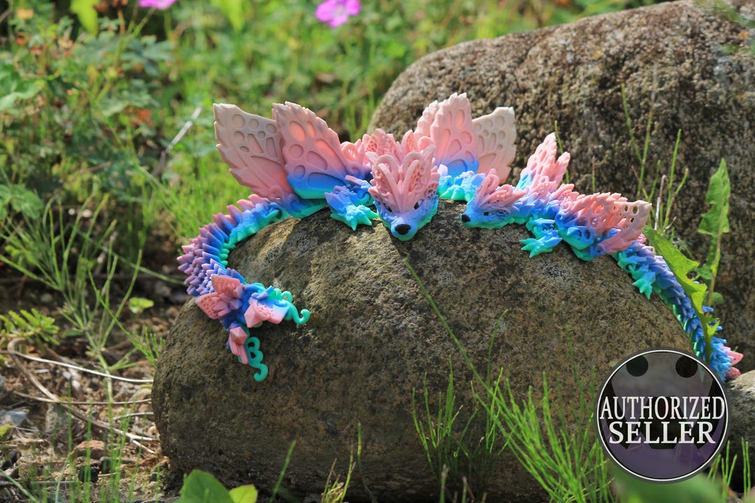 Fae Wolf Dragon – Mystic Elegance - Etsy