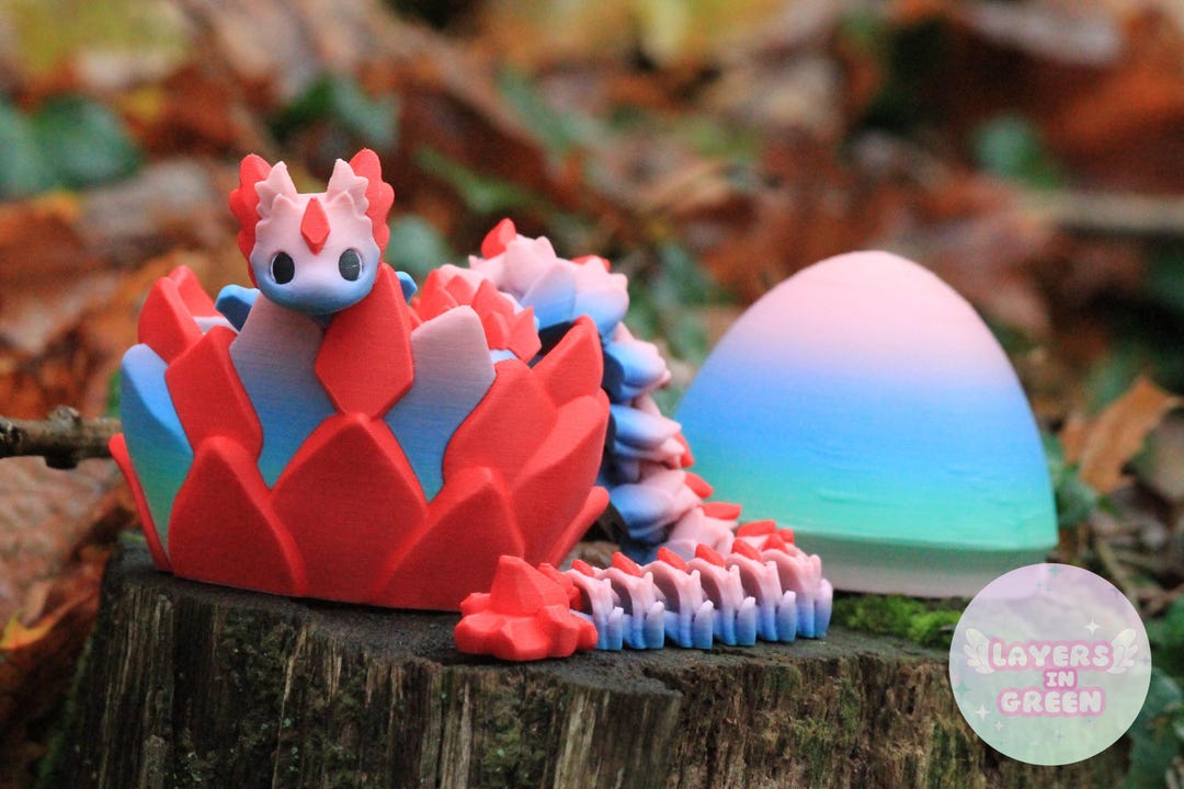 Rubicuro Dragon – the Magical Dragon Companion Layers in Green - Etsy