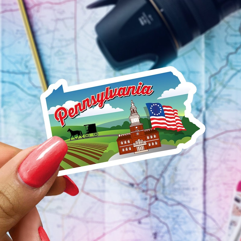 Pennsylvania Decal - Etsy