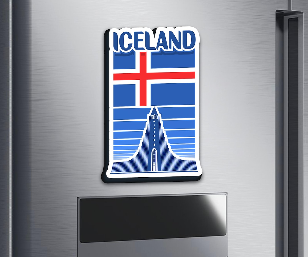Iceland Wooden Fridge Magnet - Travel Souvenir Gift - Etsy