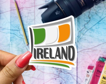 Ireland Decal, Irish Sticker, Map of Ireland, St Patricks Day, Vinyl ...