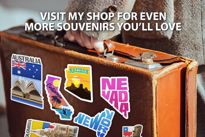 Iowa Travel Sticker State Badge Souvenir Iowa Suitcase - Etsy