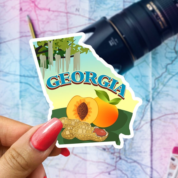 Georgia State Decal - Etsy