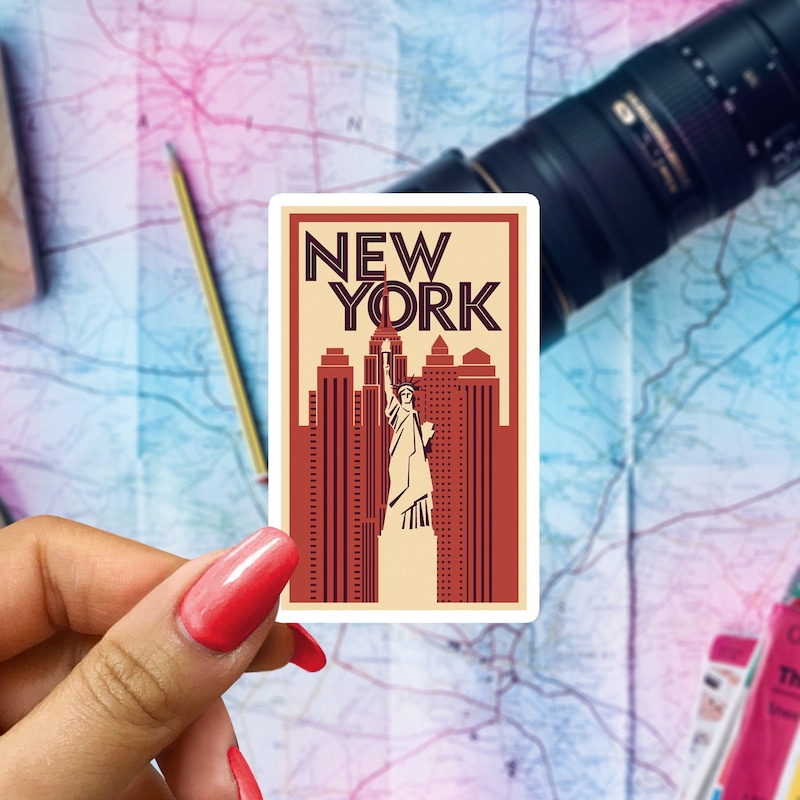 New York Sticker - Etsy