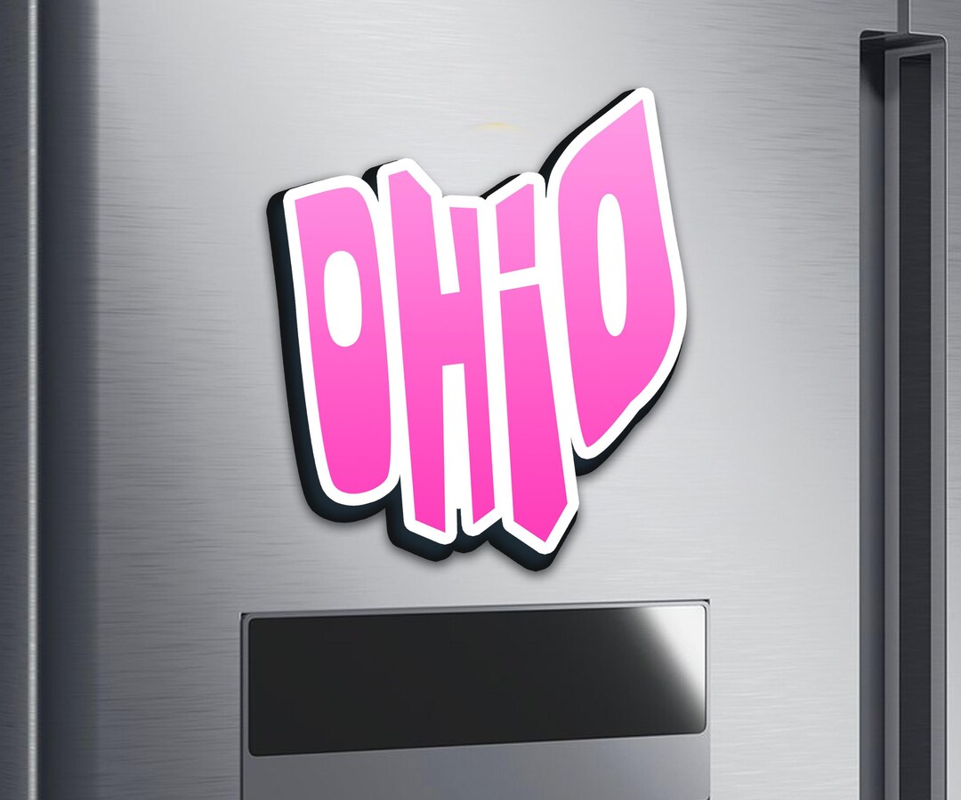 Ohio Wooden Fridge Magnet - Travel Souvenir Gift - Etsy