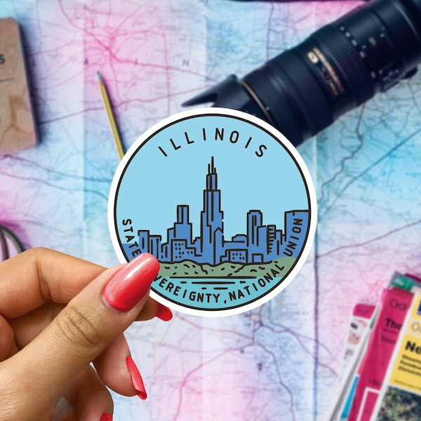 Illinois Decal - Etsy