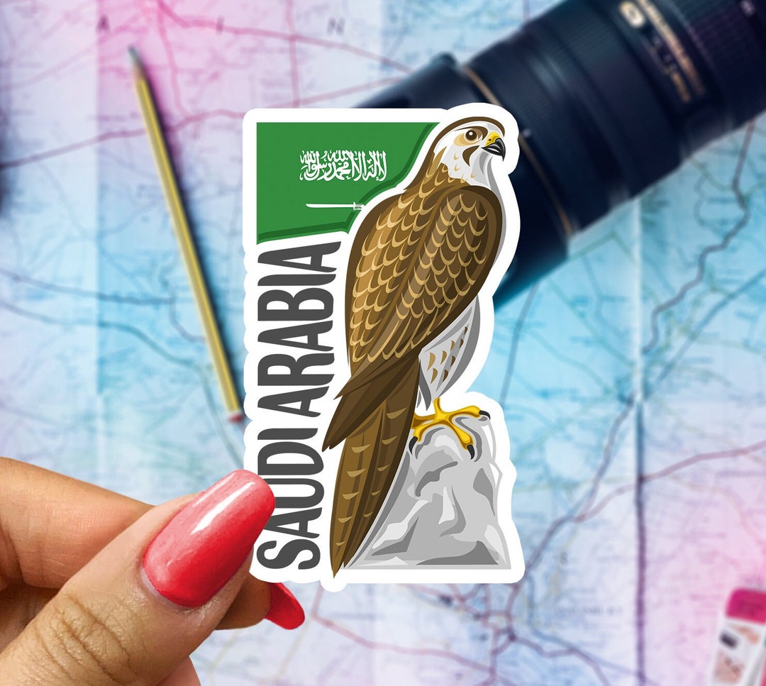 Saudi Arabia Travel Sticker, Passport Souvenir, Saudi Arabian Suitcase ...