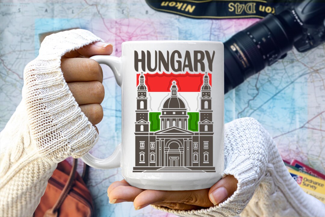 Hungary-inspired Travel Coffee Mug | Budapest Souvenir | Hungarian ...