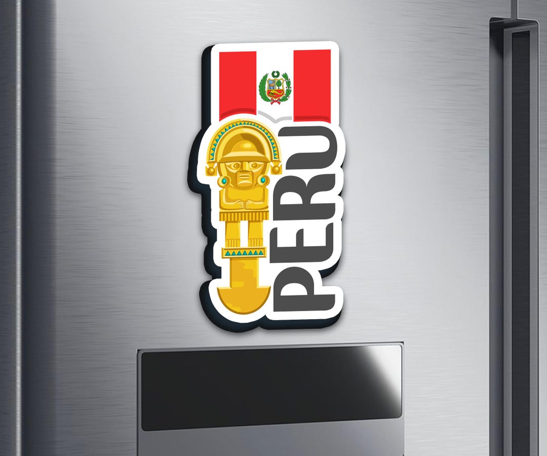 Peru Wooden Fridge Magnet - Travel Souvenir Gift - Etsy