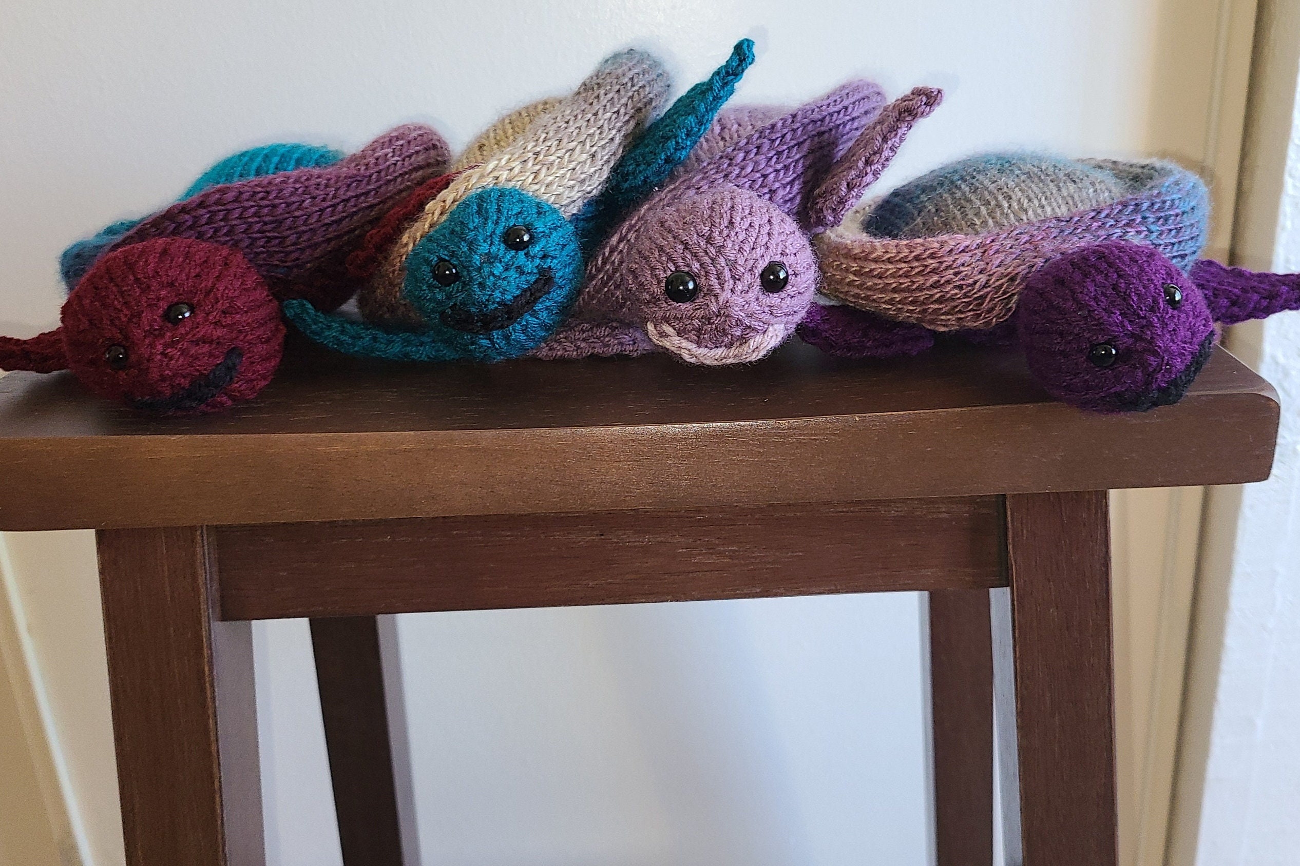 Colorful Shell Knitted Turtles - Etsy