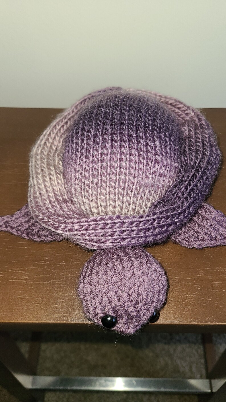 Colorful Shell Knitted Turtles - Etsy