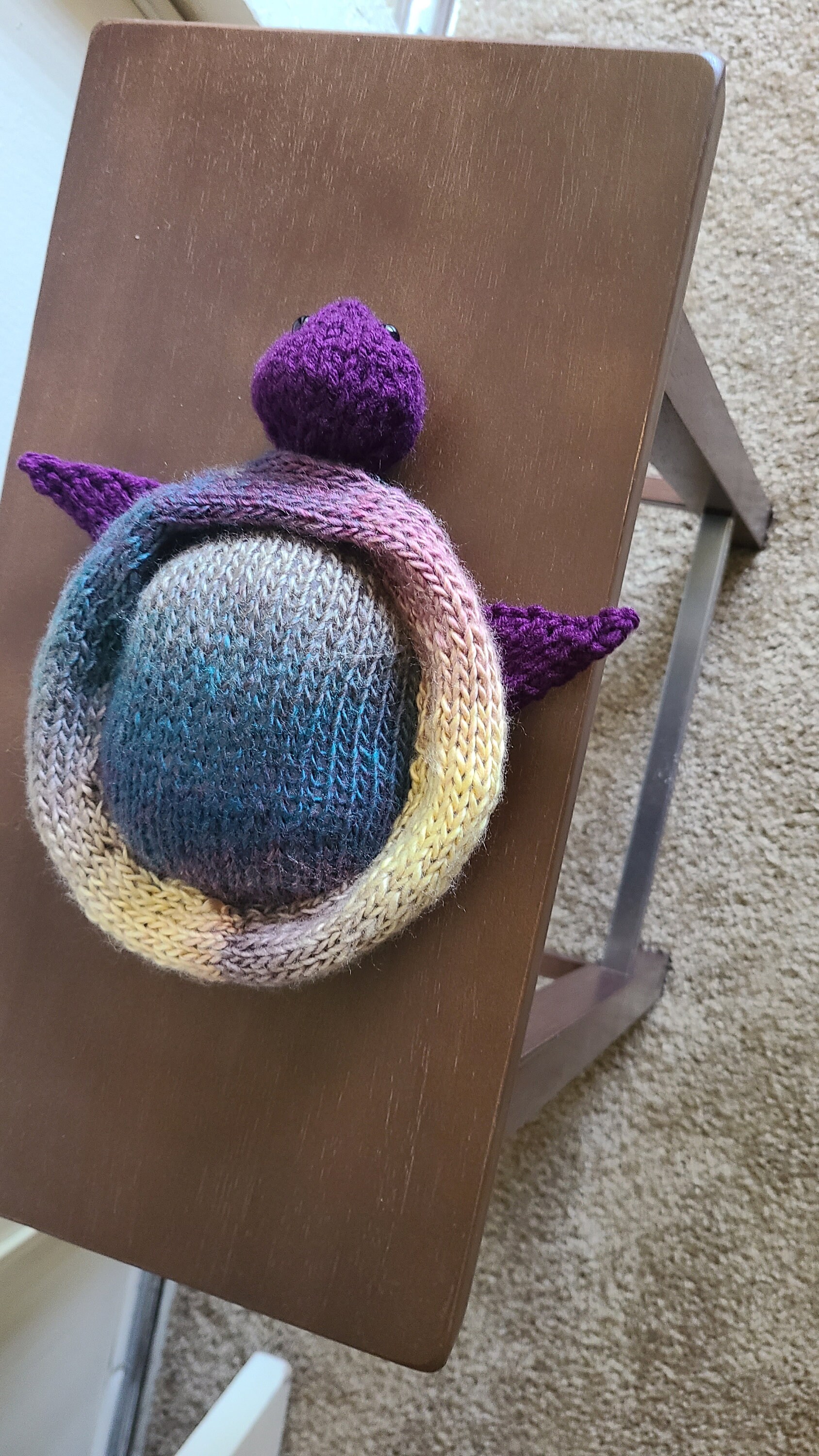 Colorful Shell Knitted Turtles - Etsy