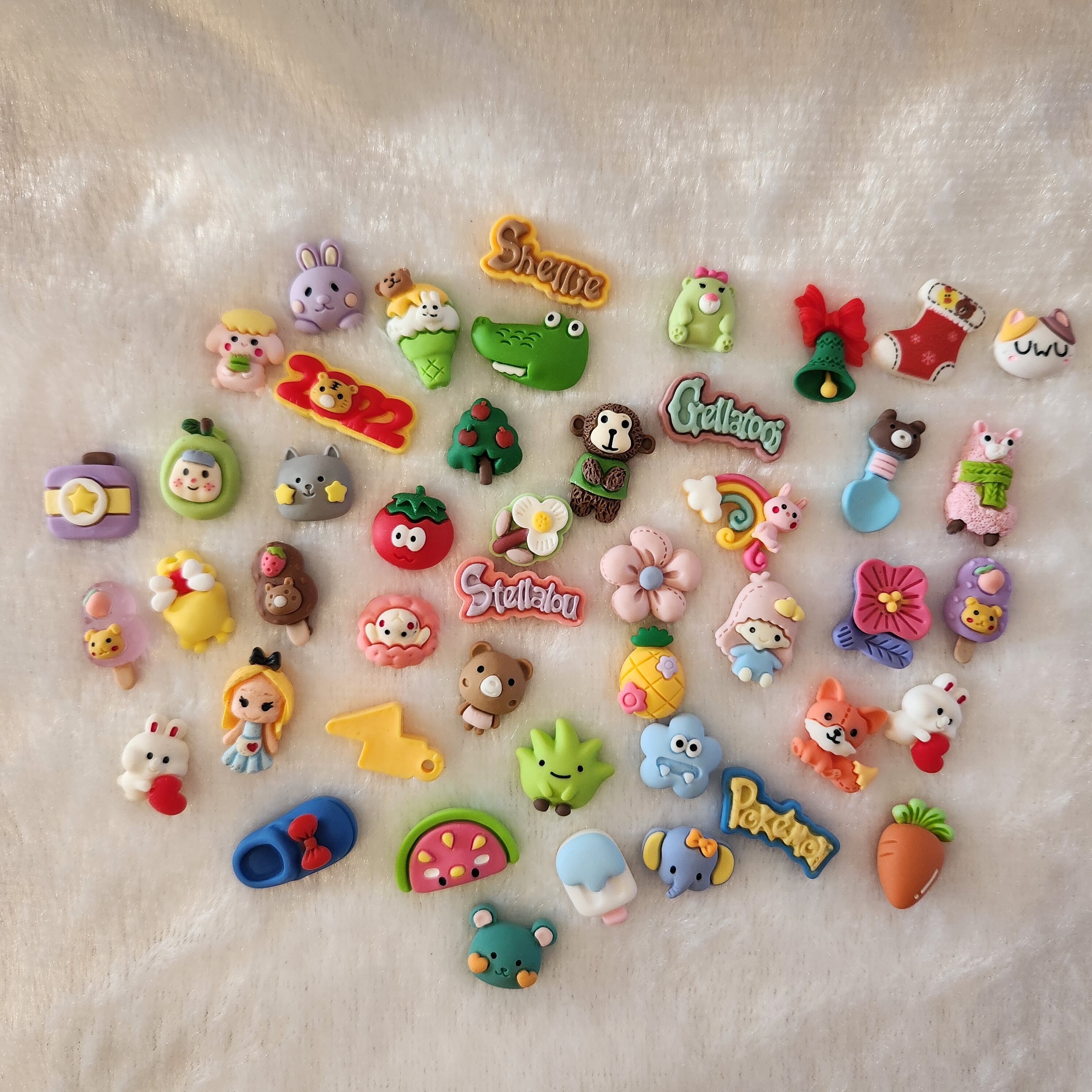 Cartoon Animals Resin Alligators Fox Rabbit Bear. DYI - Etsy