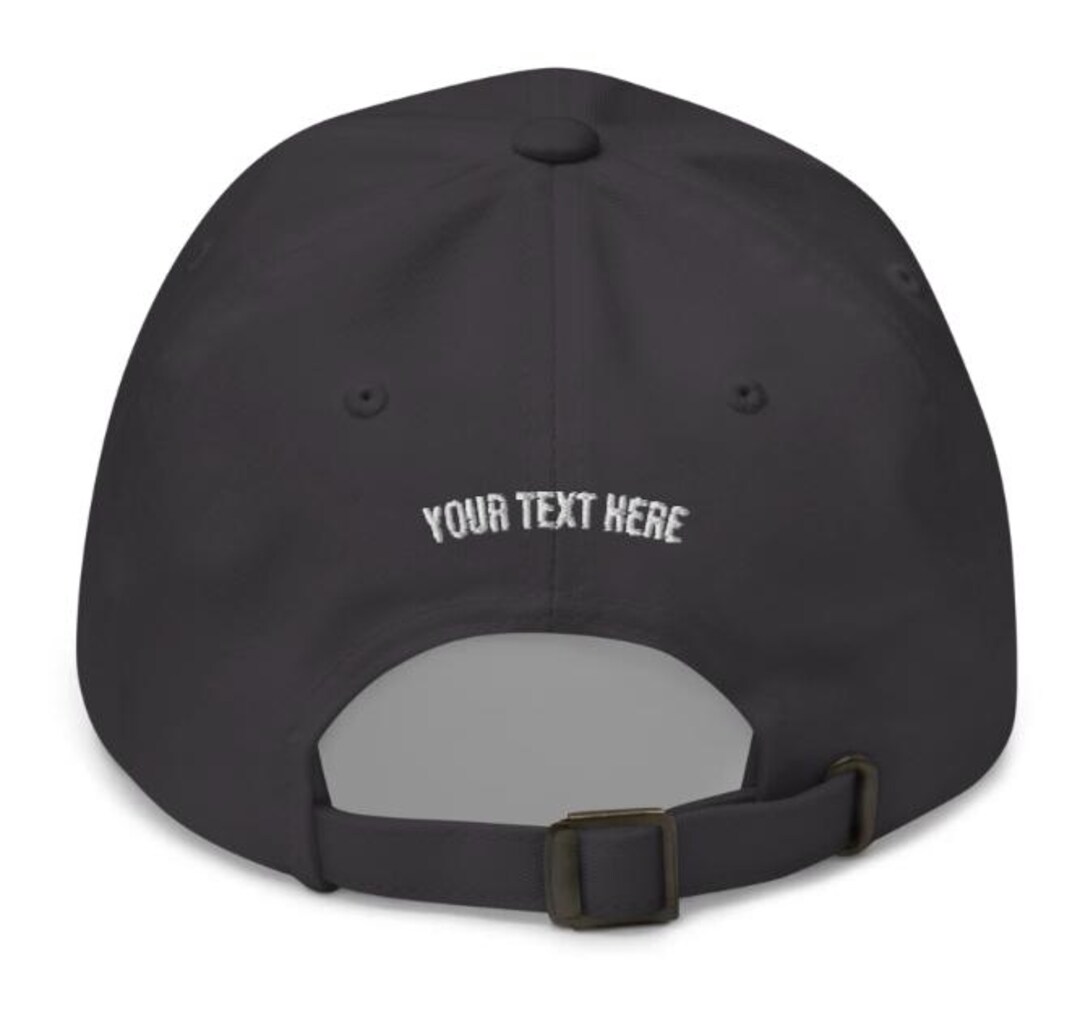Add Name or Text to Back or Side of Baseball Cap // Dad Hat, Your Text ...