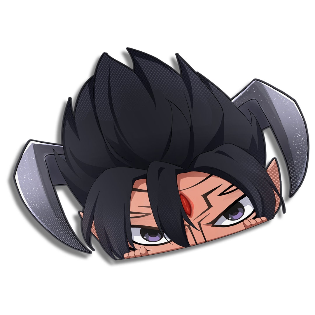 Devil Jin Peeker | Sticker | Anime | Tekken | Chibi | Fighting Games - Etsy