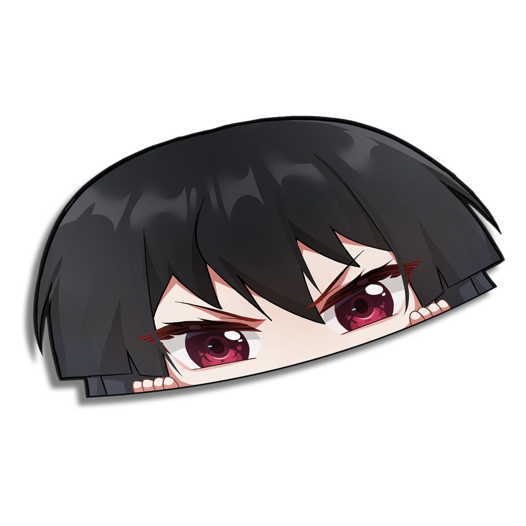 Akame Peeker | Sticker | Anime | Chibi | Kawaii | Cute - Etsy