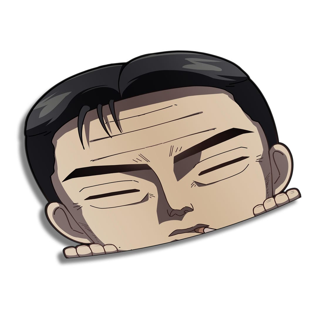 Bunta Fujiwara Peeker | Sticker | Kawaii | Initial D | Chibi - Etsy