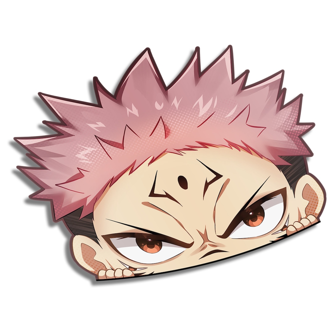 Ryomen Sukuna Peeker | Sticker | Anime | Jujutsu | Kawaii | Cute - Etsy