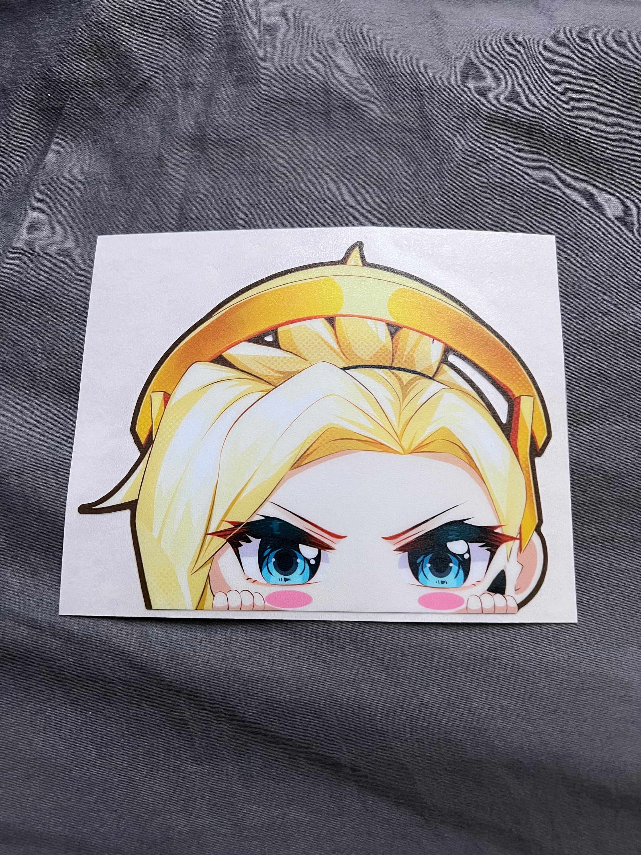 Overwatch Anime Mercy Peeker Sticker Kawaii Cute Support - Etsy