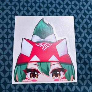 Overwatch Anime Kiriko Peeker | Sticker | Kawaii | Cute | Blushing - Etsy