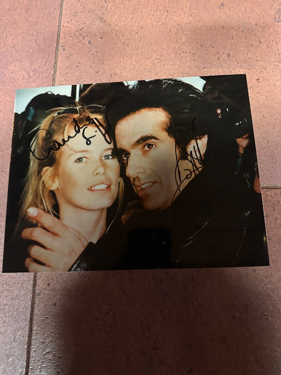 Original Autograph From David Copperfield+claudia Schiffer - Etsy