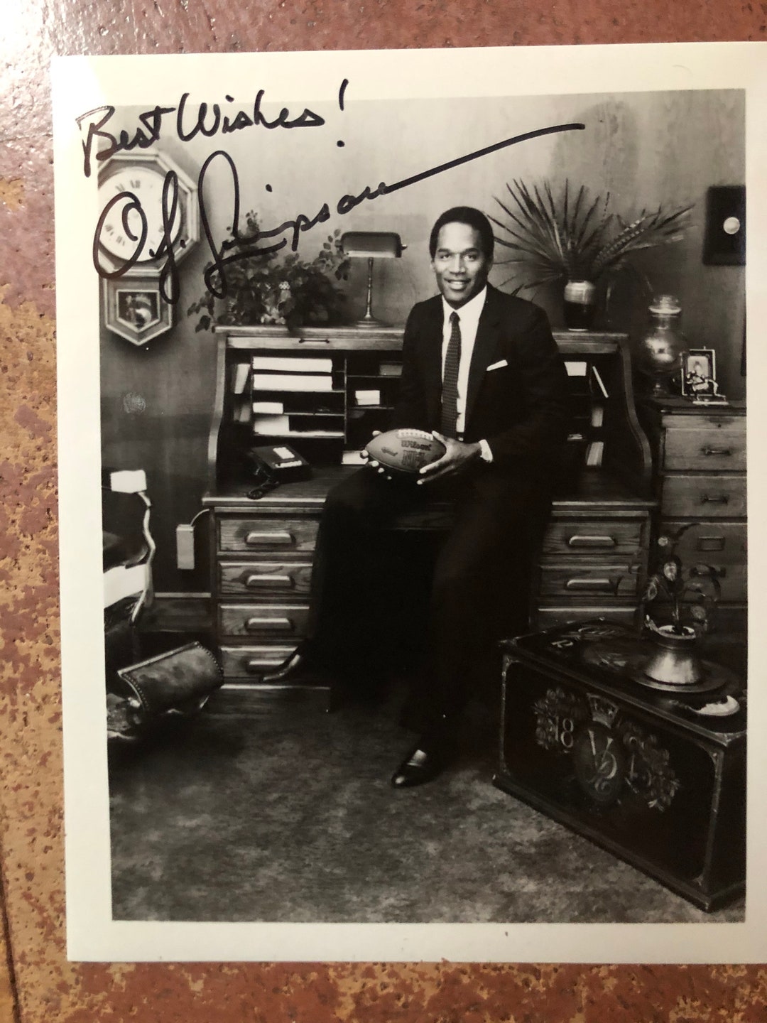 Original Autograph From OJ Simpson - Etsy
