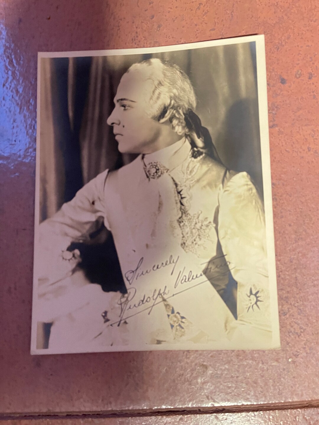 Original Autograph by Rudolph Valentino - Etsy
