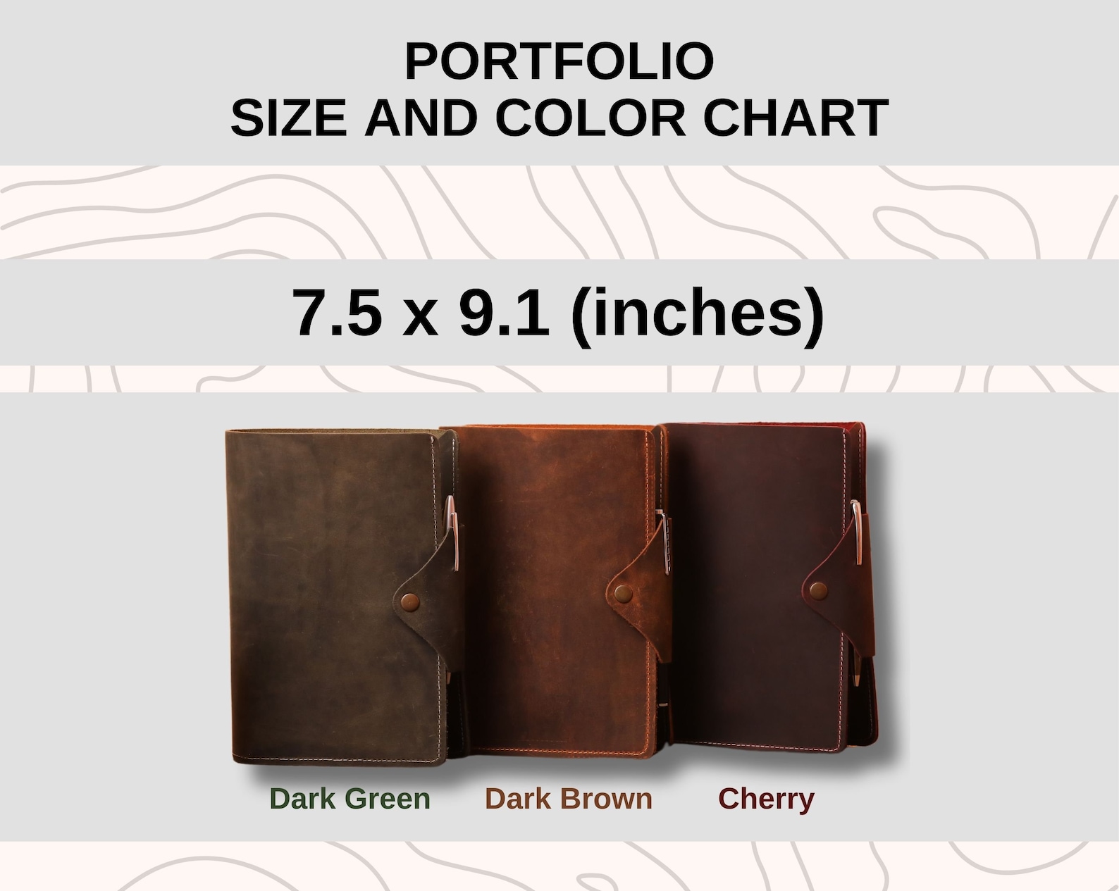 Personalized Leather Portfolio, Leather Portfolio for Men, Unique iPad ...