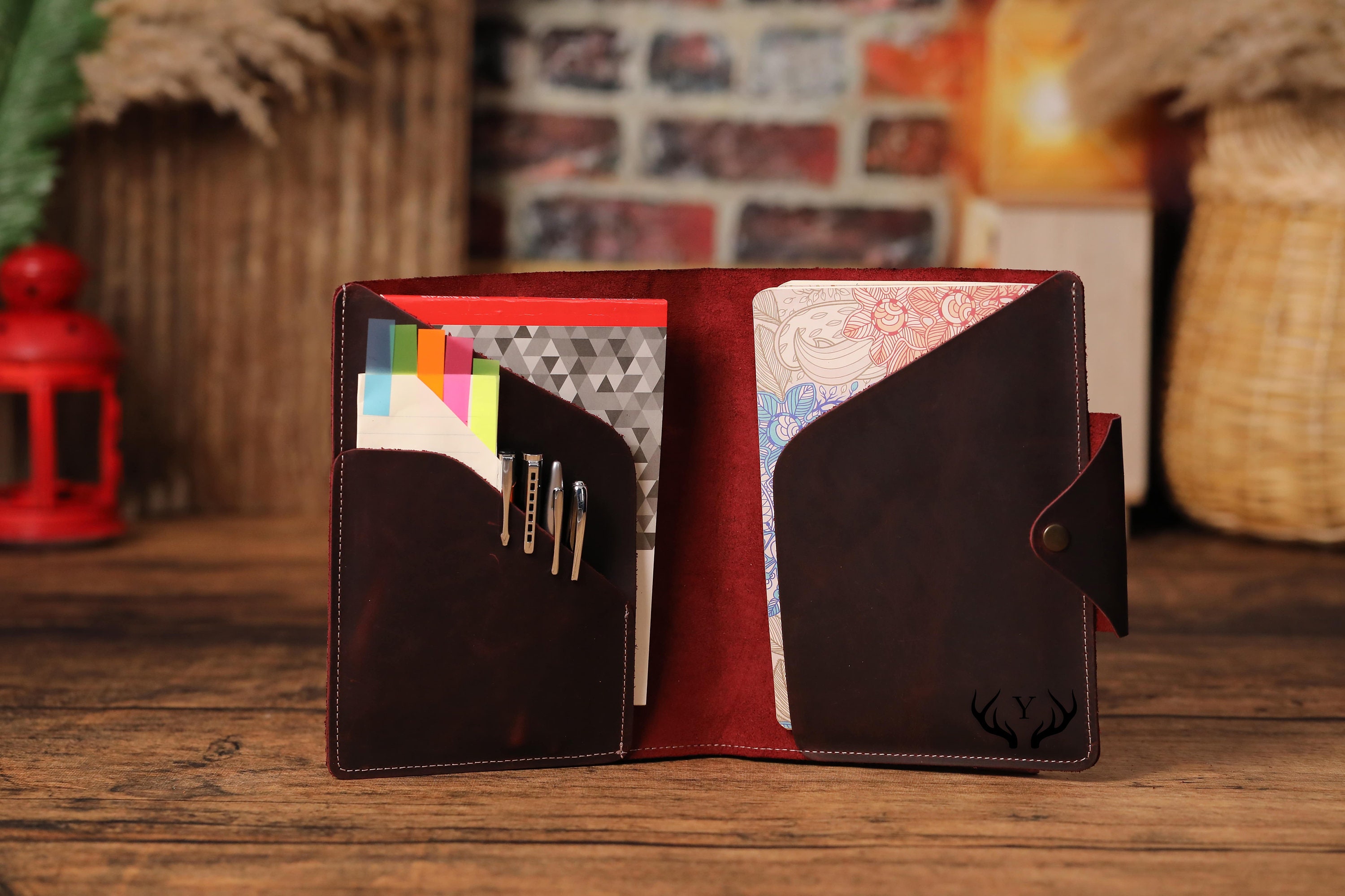 Personalized Leather Portfolio, Personalized Portfolio for Women ...