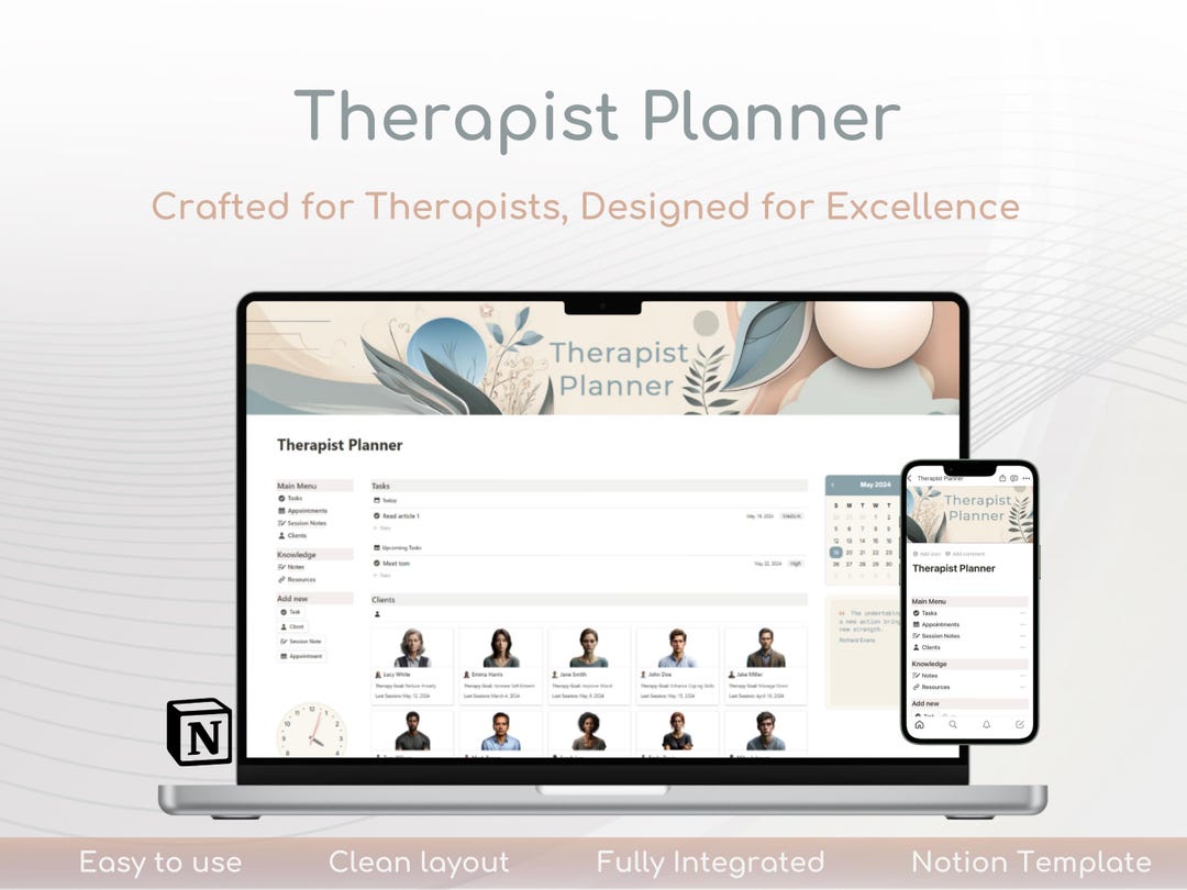 Therapist Planner, Therapist Notebook, Therapist Journal, Therapist ...