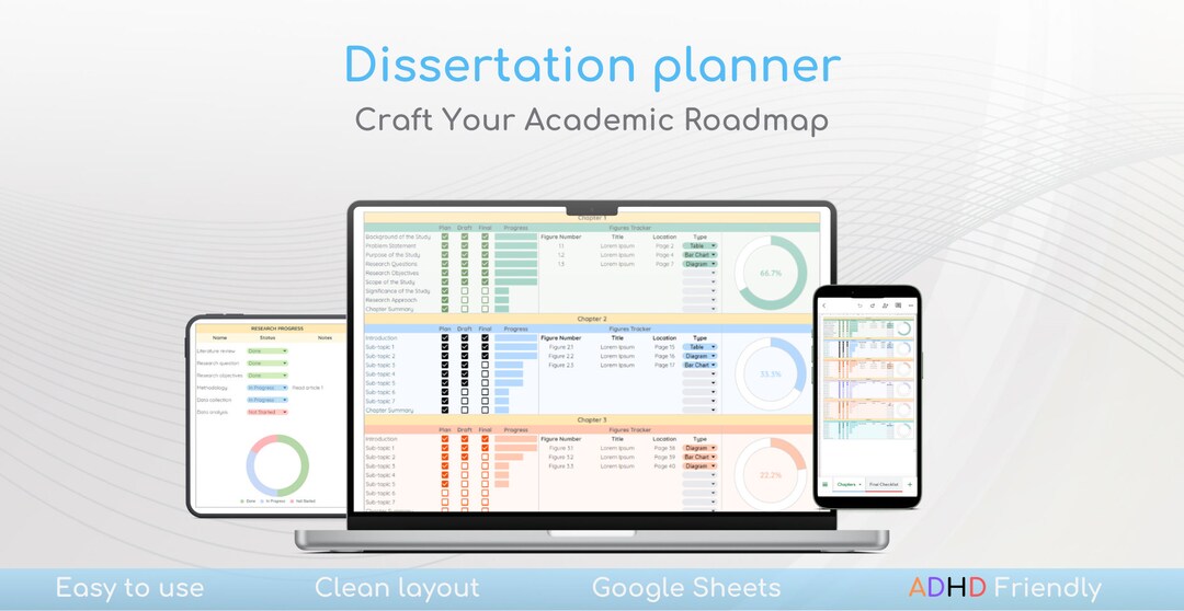 Dissertation Planner, Thesis Planner, Final Year Undergraduate Masters ...