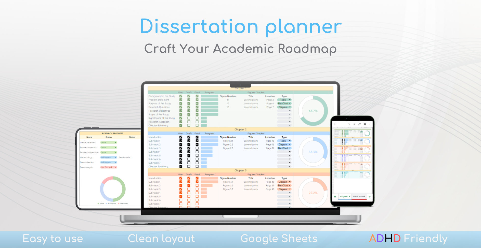 Dissertation Planner, Thesis Planner, Final Year Undergraduate Masters ...