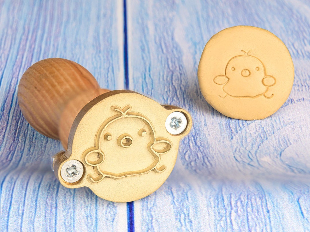 Custom Brass Clay Stamp Custom Logo Stamp Brass Pottery Stamp Custom ...