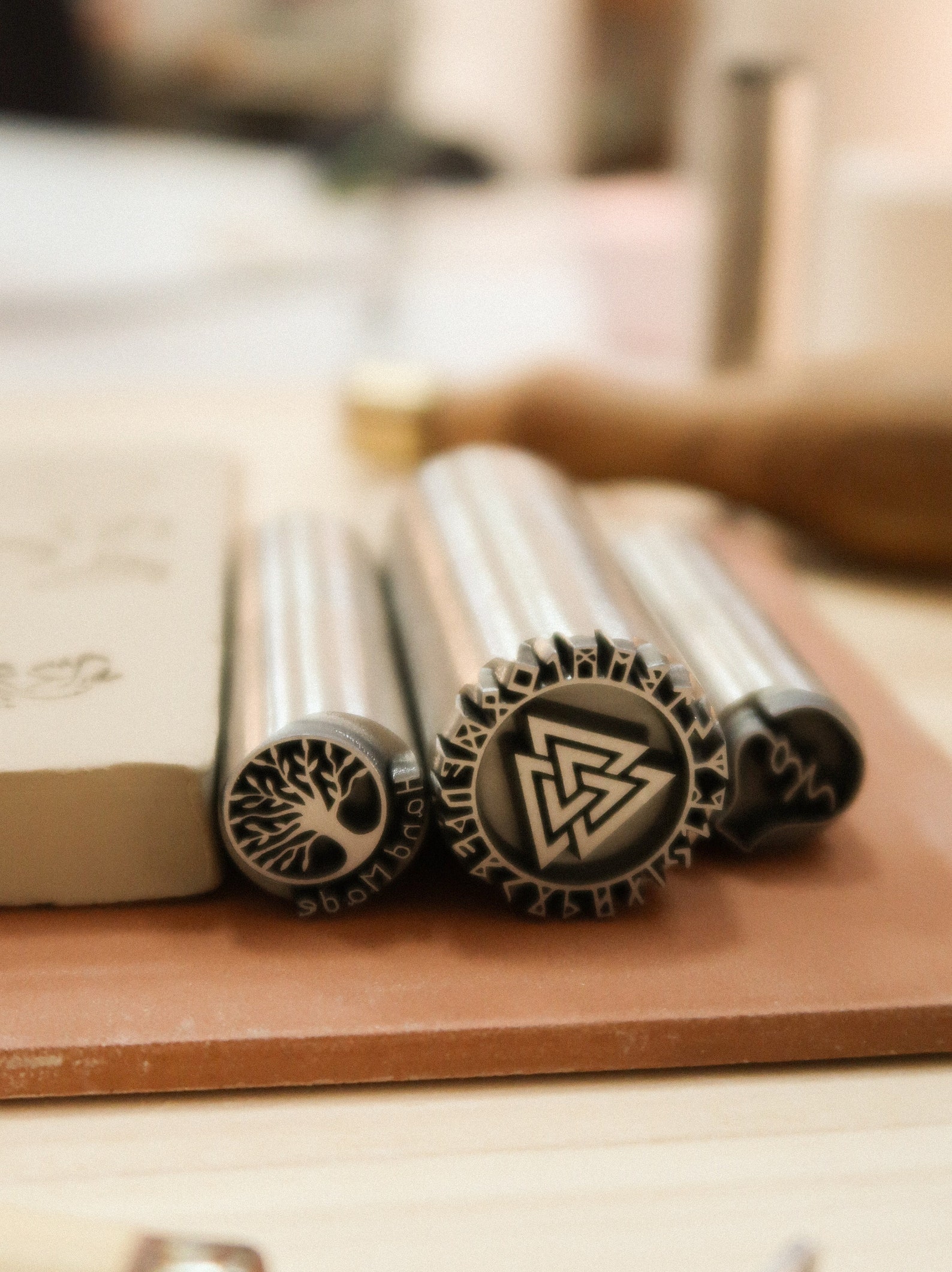 Custom Pottery Stamp Personalized Embosser Clay Stamp Custom Polymer ...