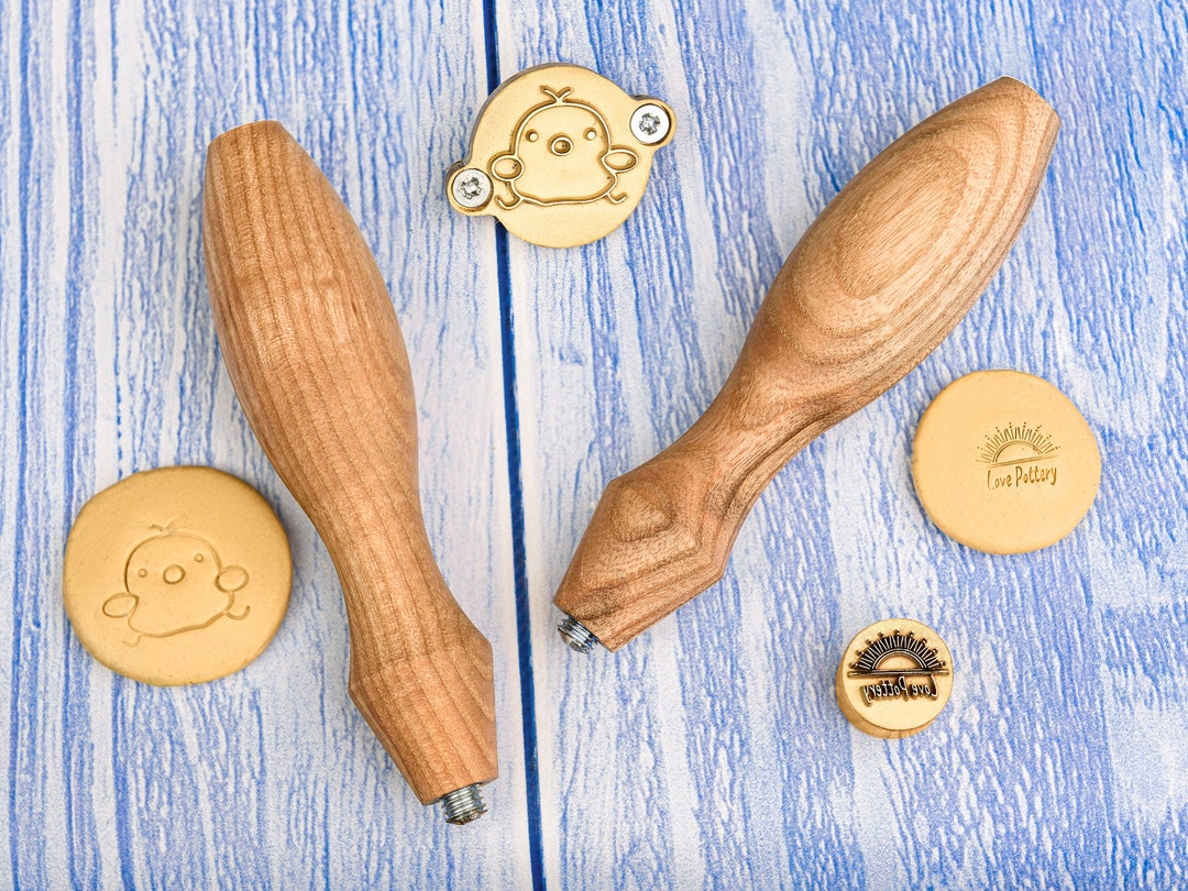 Custom Brass Stamp for Pottery Metal Stamp for Clay Stamp Tools for ...