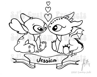 Toothless Coloring Page