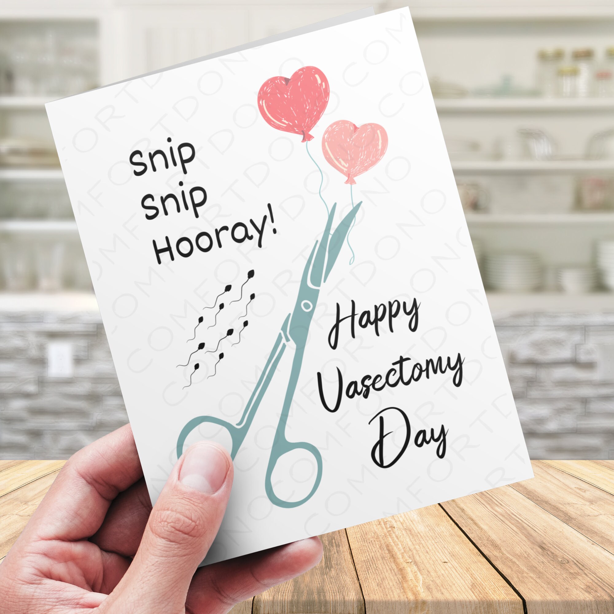 Vasectomy Card Greeting Card Printable Card Digital Download Card for ...