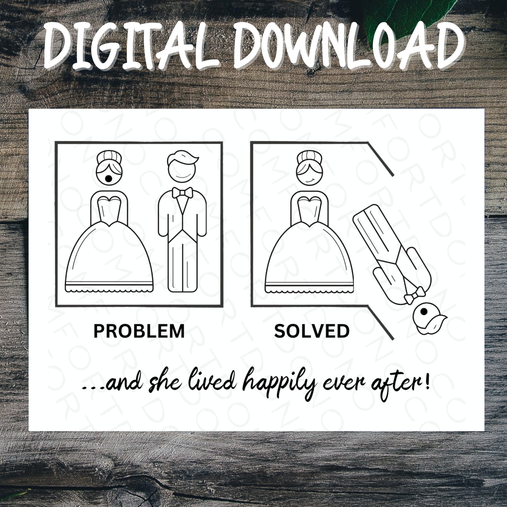 Divorce Card Divorce Gift Printable Card Digital Download Card for Her ...