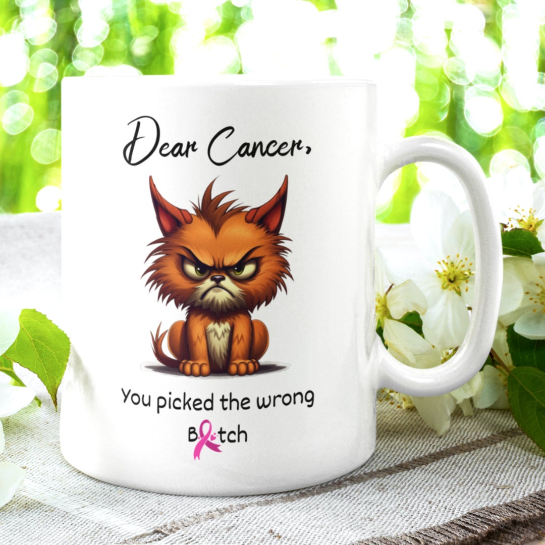 Cancer Gift Cancer Mug Chemo Recovery Breast Cancer Funny Friend Gift ...