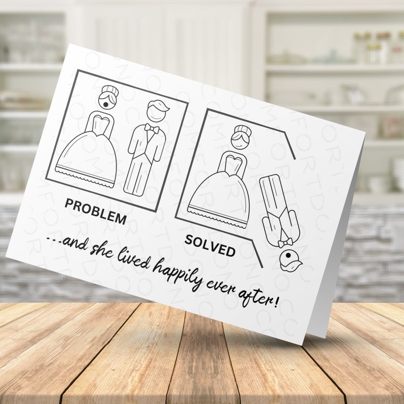 Divorce Card Divorce Gift Printable Card Digital Download Card for Her ...